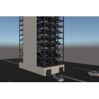 Quality Vertical Automatic Smart Car Parking 2300kg Tower Car Parking System for sale