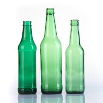 Quality Frosted Brown Square Glass Pint Bottles 12 Ounce 330ml for sale