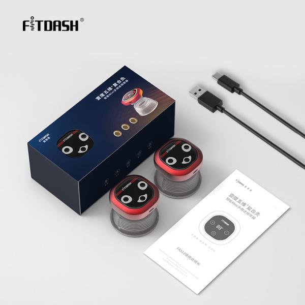 Quality Fitdash Smart Vacuum Cupping Therapy Set with Red Light Therapy and Type-C Power for sale