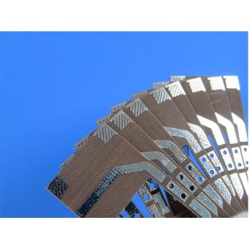 Double Layer Thin Flexible PCB on Polyimide With 0.5oz Copper and Immersion Gold