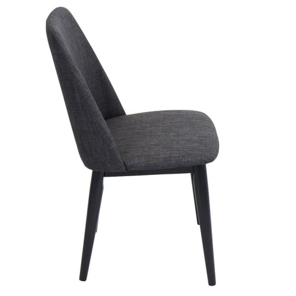 Quality Powder Metal Leg Fabric 560mm 820mm Modern Leisure Chair for sale