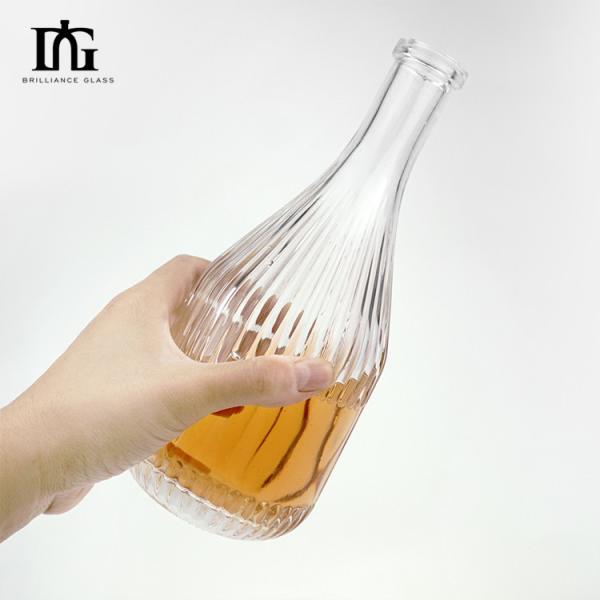 Quality 101 Glass Vodka Tequila Rum Liquor Bottle 500ml/700ml/750ml for sale