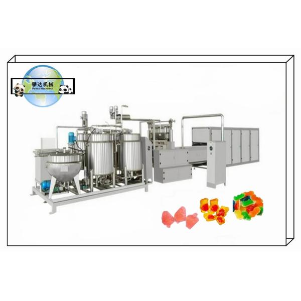 Quality Fruit Jelly Soft 3D Gummy Production Line VC Candy Production Machine 600KG/H for sale