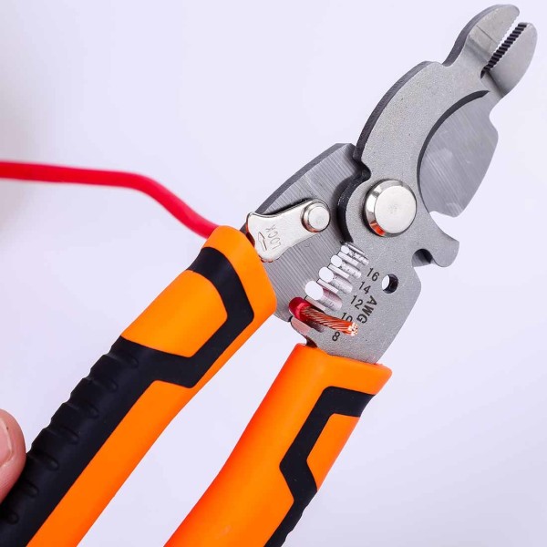 Quality 200mm Insulated Cable Stripper Pliers Electrical Wire Cutter Tool for sale