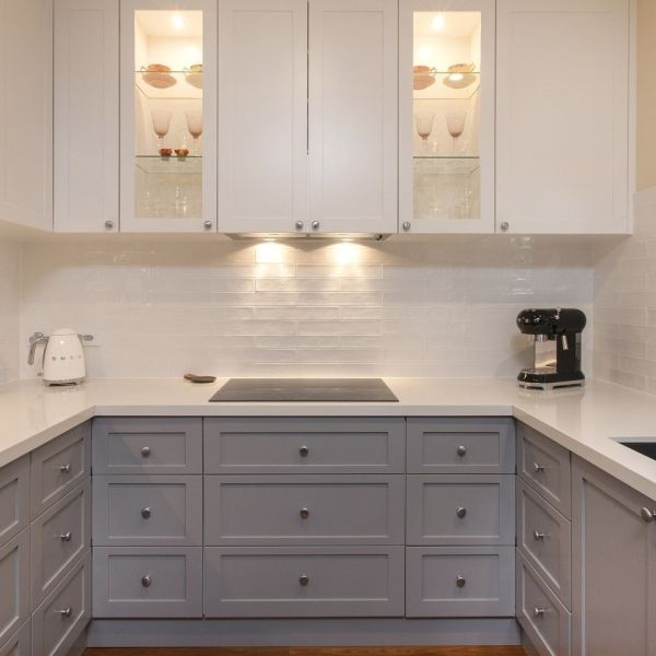 Quality 2024 Modern Design Luxury Shaker Style Kitchen Cabinets Customized CAD/3D Freely for sale