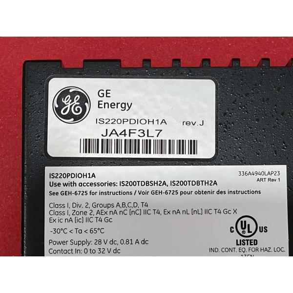 Quality IS220PDIOH1A GE Discrete I/O Pack MKVIe Card for sale