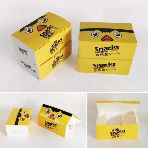 Quality Eco-friendly custom fried chicken box biodegradable disposable fast food for sale