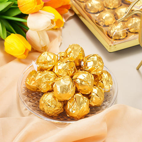Quality Chocolate Candy Snacks Sweets Ball Marshmallow Chocolate Covered Marshmallow for sale