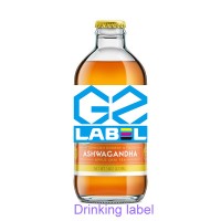 Quality Waterproof Wine Bottle Label Self Adhesive Whisky Label Vinyl Sticker Printing for sale