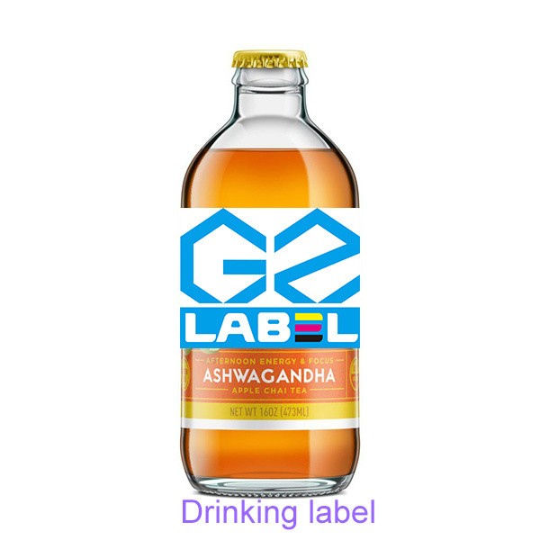 Quality Waterproof Wine Bottle Label Self Adhesive Whisky Label Vinyl Sticker Printing for sale