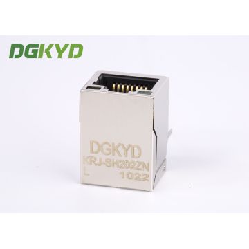 Quality 10 PIN RJ45 With Integrated Magnetics Gigabit Cat 6 RJ45 Connector for sale