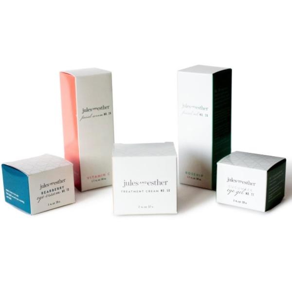 Quality 100x100x30mm FSC Cosmetic Packaging Boxes Luxury Custom Paper CMYK for sale