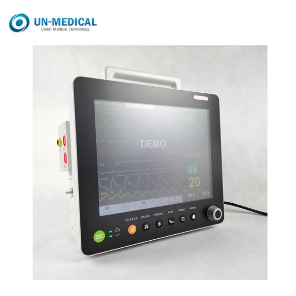 Quality Modular 15'' Vital Signs Patient Monitor With ETCO2 17 Languages for sale