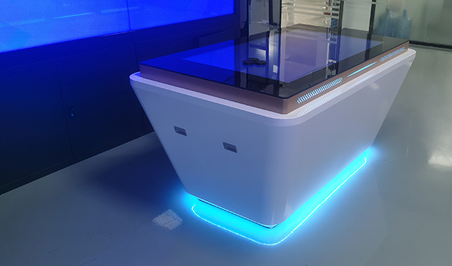 55 Inch Windows LCD Touch Screen Monitor Display Game Table, Golden Object Recognition