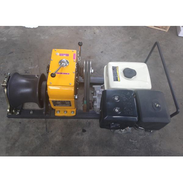 Quality Petrol Engine Powered 5 ton winch machine / gasoline powered winch for sale
