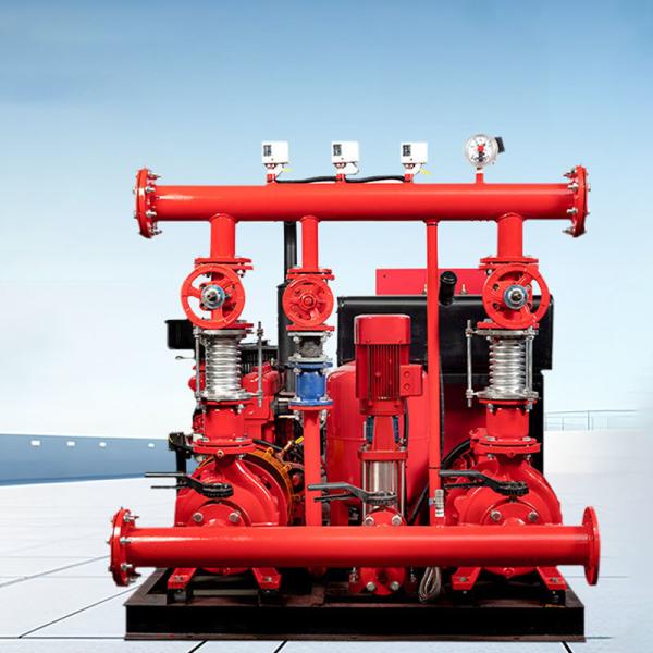 Quality XBC GPM Dual Power Diesel Engine Fire Pump Set Integrated Fire Fighting Pump for sale