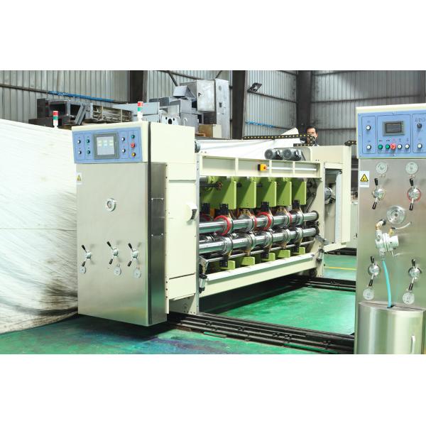 Quality 60mm Corrugated Box Printing Machine / Rotary Die Cutting Machine for sale