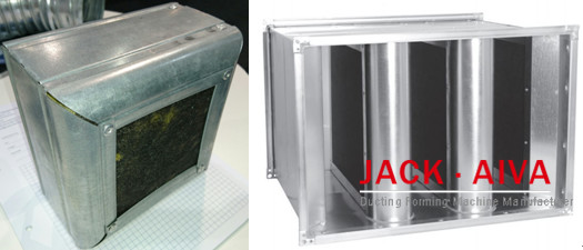 Quality 15m/min HVAC Duct Machine Rectangular Sound Attenuators Machine for sale