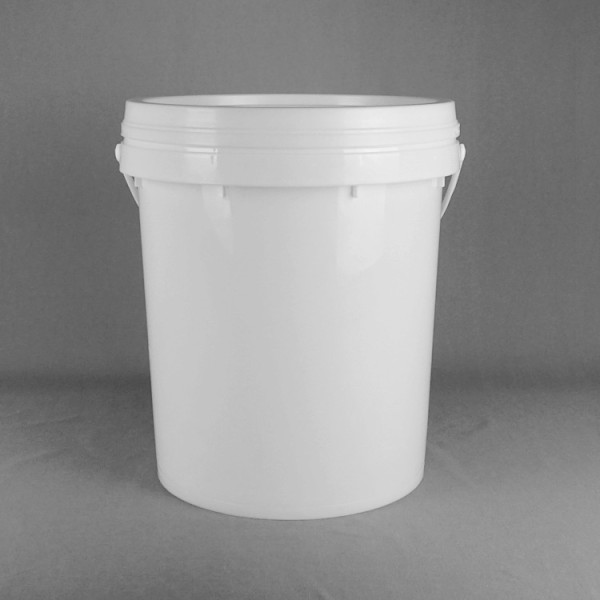 Quality Clear 20L 5 Gallon Plastic Bucket with Leakproof Lid and Custom Logo for sale