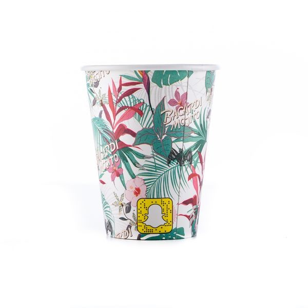 Quality Beverage Drinking Single Wall Paper Cups 16oz Boba Tea Shops Restaurants for sale