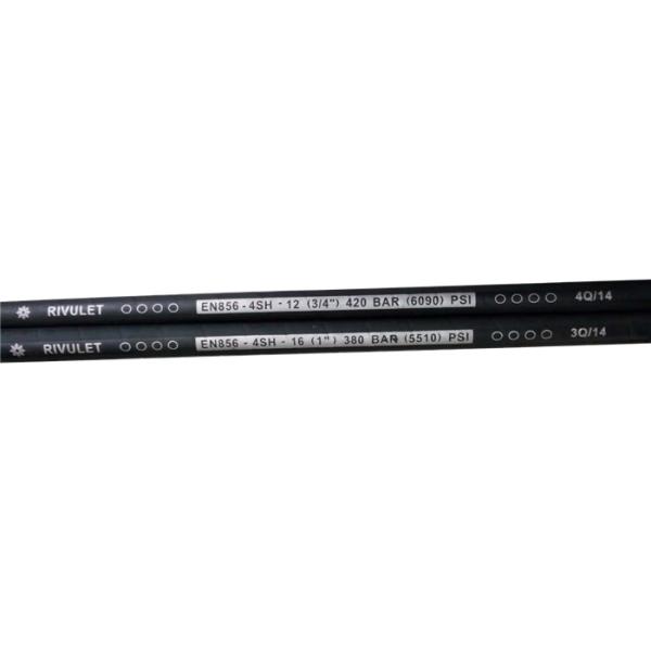 Quality LETONE Reinforced Hydraulic Hose , Steel Wire Reinforced Hose Multiple Spiral for sale