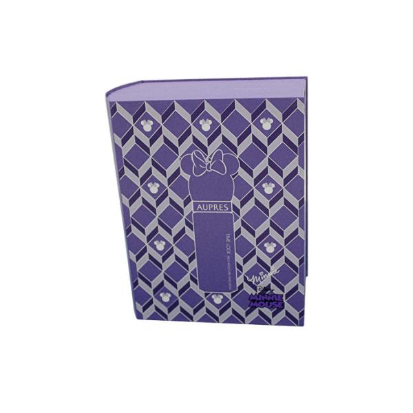Quality Customizable Purple Gift Box With Debossing For Baby Showers Gift Box for sale