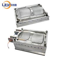 Quality Chair Seat Plastic Injection Mould Back With Aluminum Legs Office Chair for sale