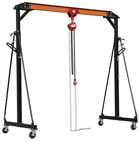 Quality Single Beam 1 Ton Portable Gantry Crane for sale