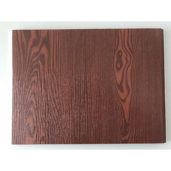 Quality Fireproof  PVC Garage Wall Panels With Wooden Lamination Width 40cm for sale