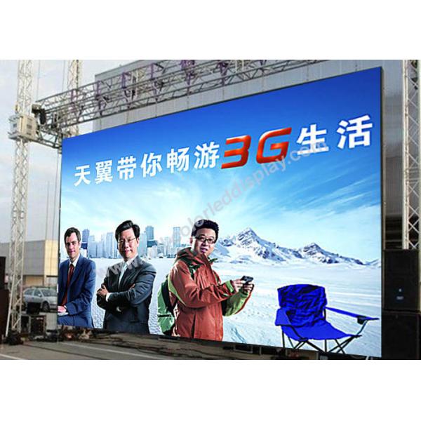 Quality P6.25 SMD3535 Outdoor Rental Led Display With 6000cd/Sq.M Brightness for sale