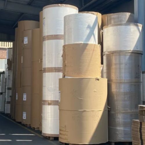 Quality FSC Certification Food Grade Disposable Paper Cup Raw Material Paper Cup Fan Roll and Sheet PE Coated Paper Roll for sale