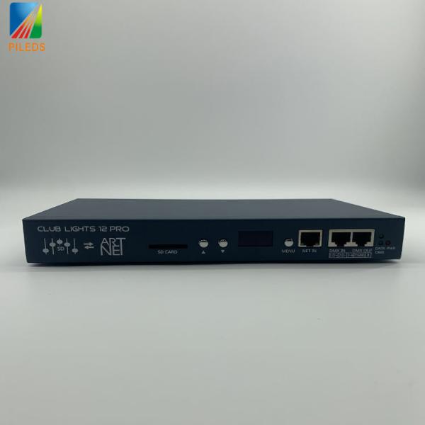 Quality 12 Ports Artnet DMX LED Controller Online Control For DJ Stage Lighting for sale