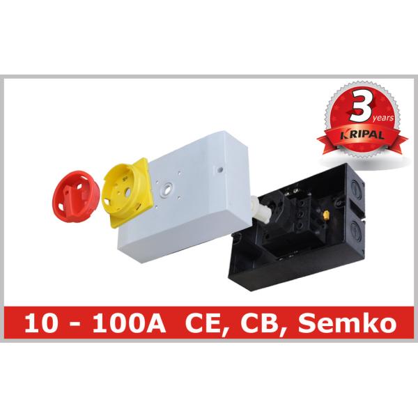 Quality 40A Weatherproof 4 Pole Rotary Isolator Safety Disconnect Switch for sale