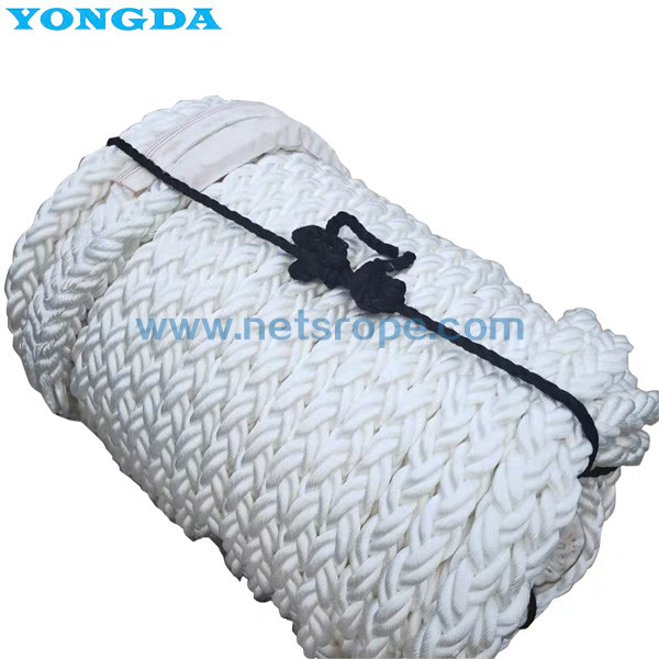 Quality GB/T8050-2017 Polypropylene Monofilament Fibre Ropes  4 Strand 20mm for sale