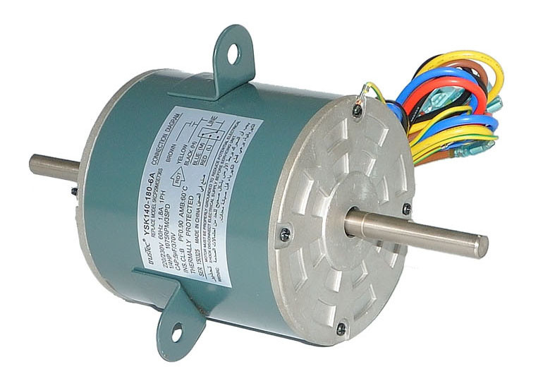 Quality 1/4HP Air Conditioner Fan Motor / Air Cond Fan Motor Capacitor Running-YDK140-185-6A9 for sale