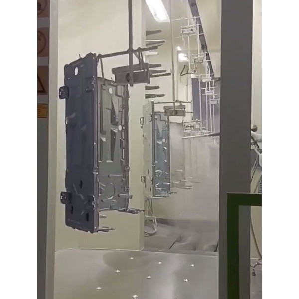 Quality Precision Controlled Automated Powder Coating Line Electronics Powder Coating Unit for sale