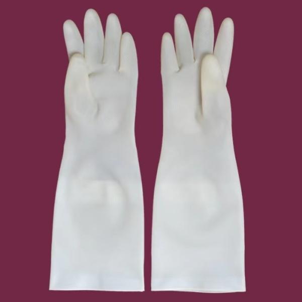 Quality 15Mil Waterproof Gloves For Washing Dishes 38cm Restaurant Nitrile Gloves for sale