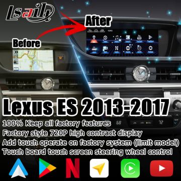 Quality ES300h ES250 ES350 Lexus Android Screen upgrade Carplay Android Auto Dash Cam 10 for sale