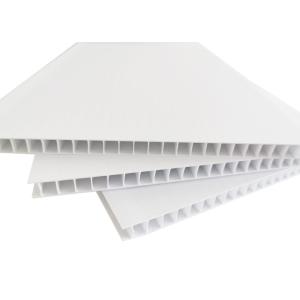 Quality Corona PP Corrugated Board Coroplast Printing Sheet 8mm 10mm 12mm for sale