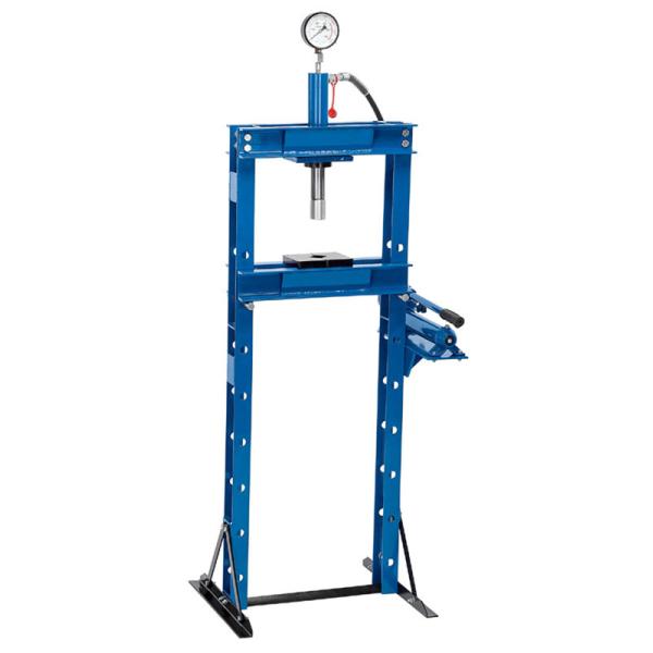 Quality Spring Return Adjustable 20 Ton Hydraulic Press With Gauge for sale