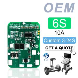 Quality Custom 6S 10A BMS for Li-ion Batteries with Overcharge Protection for sale