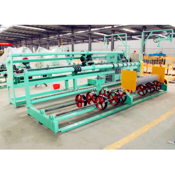 Quality Custom Heavy Duty Fencing Wire Making Machine , 4M Width Chain Link Weaving for sale