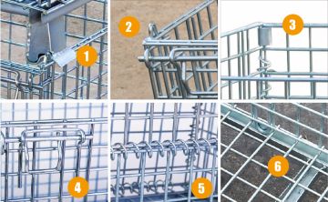 Galvanized Wire Mesh Container