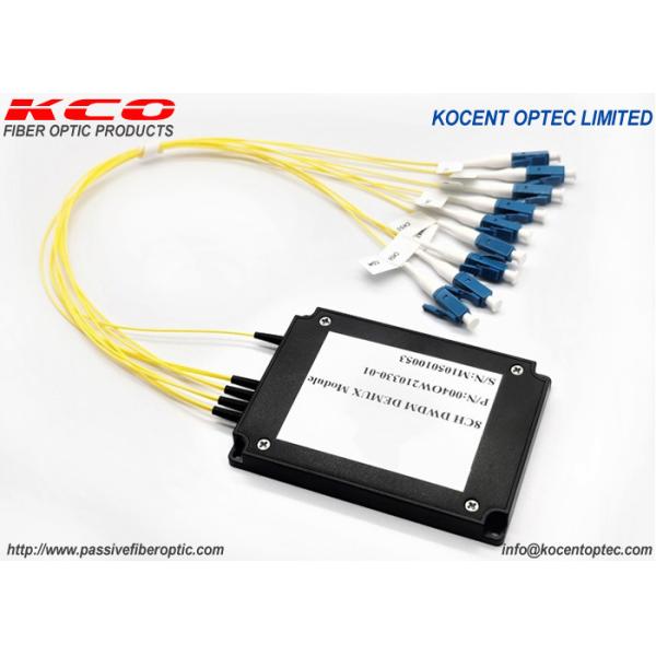 Quality Passive PON DWMD Wavelength Division Multiplexer 200G 8CH ABS Box LC UPC for sale