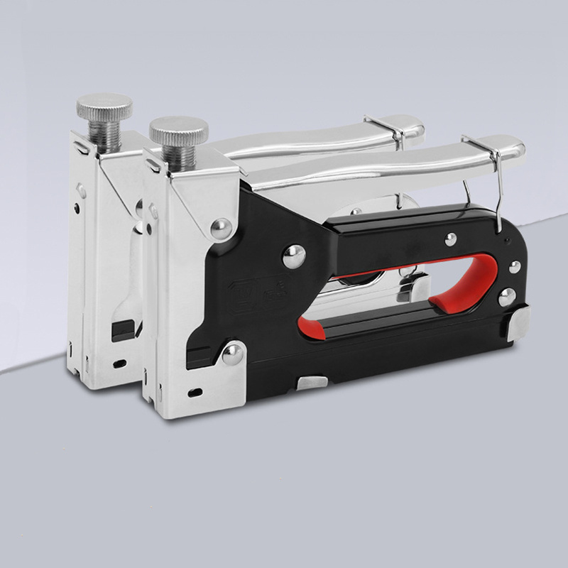 Heavy Duty 3 Way Staple Gun for Upholstery, Carpentry, Furniture