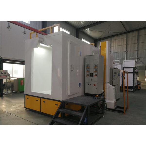 Quality Automatic Recycling PP Large Powder Coating Booth High Efficient for sale