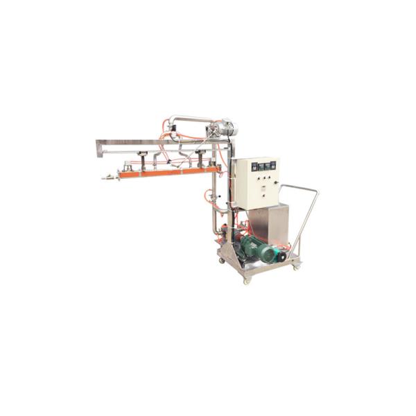 Quality Zigzag Chocolate Decorator Machine Chocolate Enrober Machine Automatic for sale