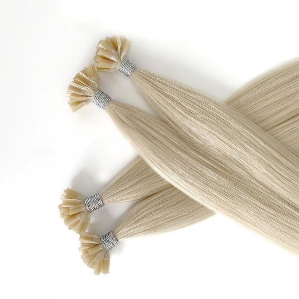 Quality Double Drawn Italian Prebonded Human Hair Extensions I Tip U Tip Professional Grade for sale