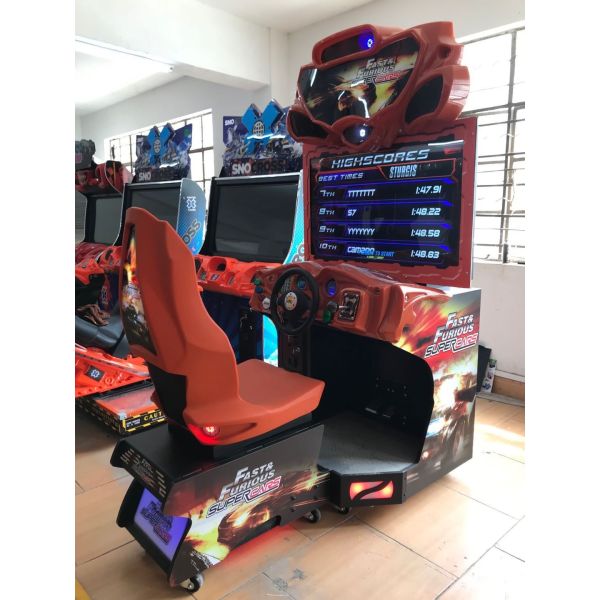 Quality PlayFun Arcade Fast Furious Racing Car Coin Operated Game Machine Drive for sale