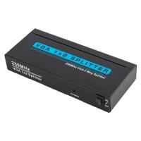 China 150*64*25mm 250MHz 1x2 VGA Signal Splitter factory